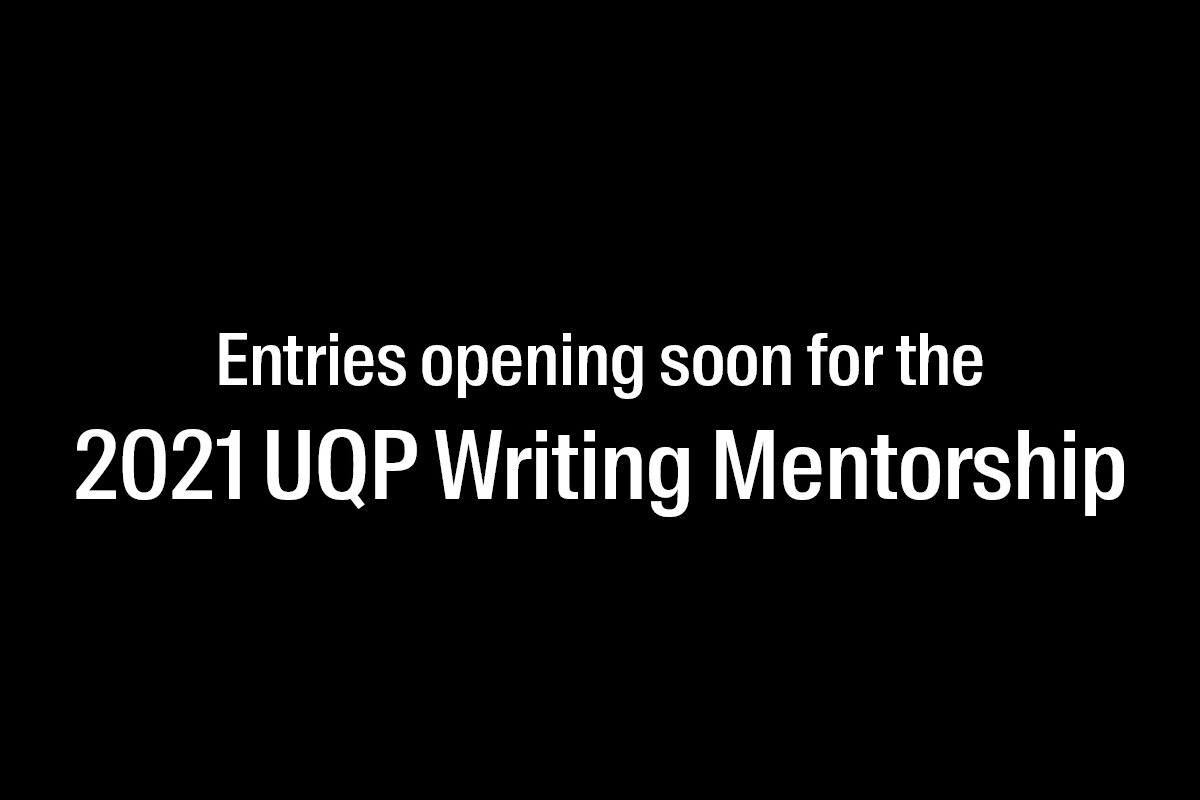 UQP announces 2021 writing mentorship | UQP