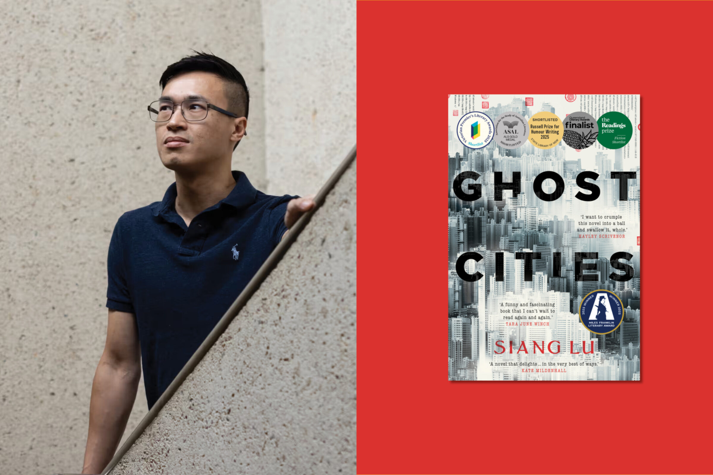 Meet the Author: Siang Lu on 'Ghost Cities' at Avid Reader | UQP
